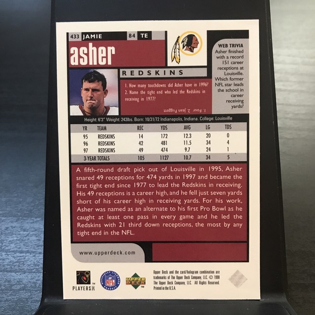 1998 Upper Deck UD Choice - #433 Jamie Asher for sale online | eBay