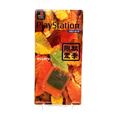 SONY Playstation PS1 Memory Card SCPH-1191 1997 Fall Limited Color ...