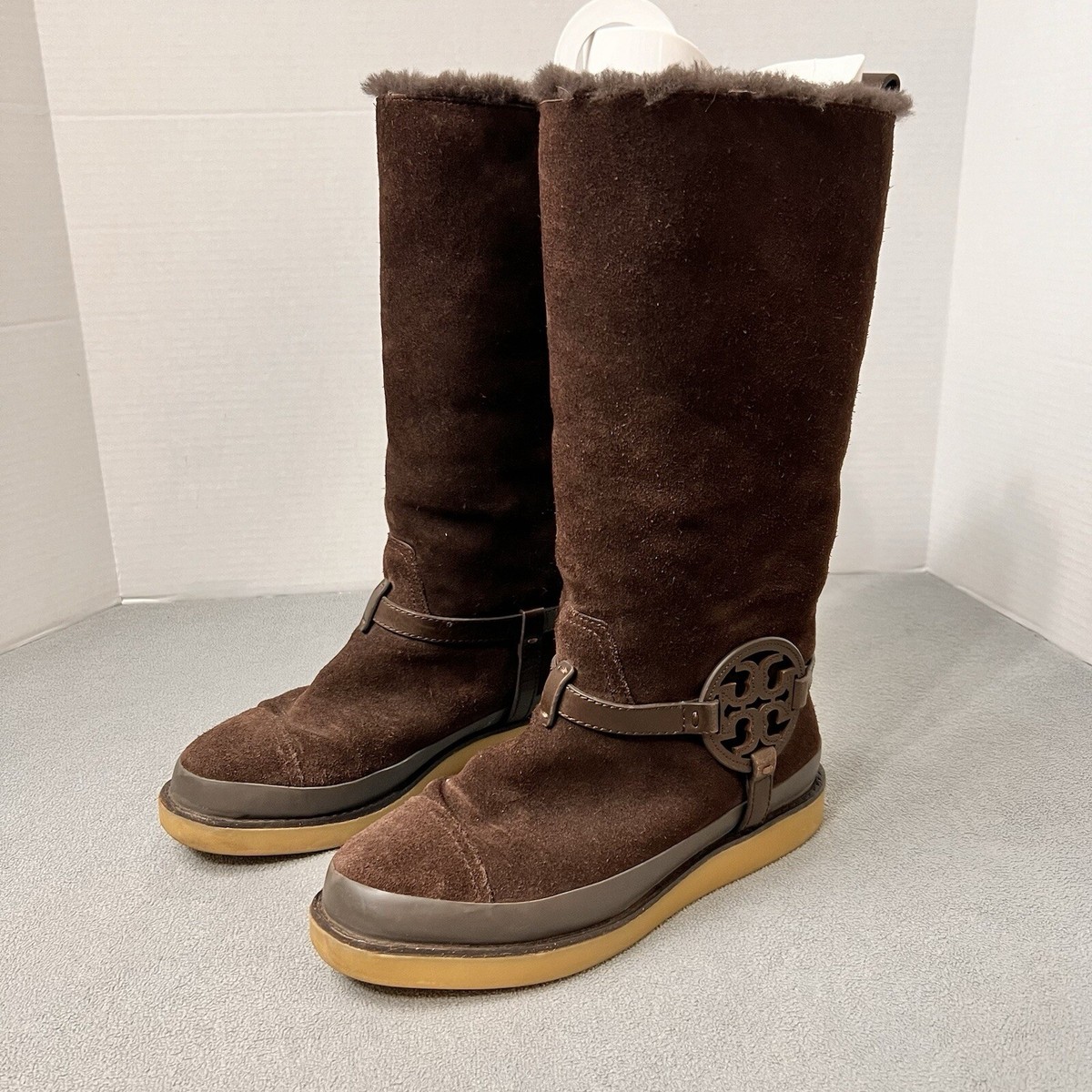 Tory Burch Brown Suede Boots
