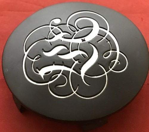 ONE NEW Merceli Wheels Gloss Black SLIVER Custom Wheel Center Cap ...