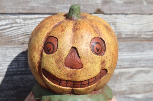 VINTAGE MCF PAPER MACHE PUMPKIN MAN JOL BY KEN ALTHOFF Pumpkinhead ...