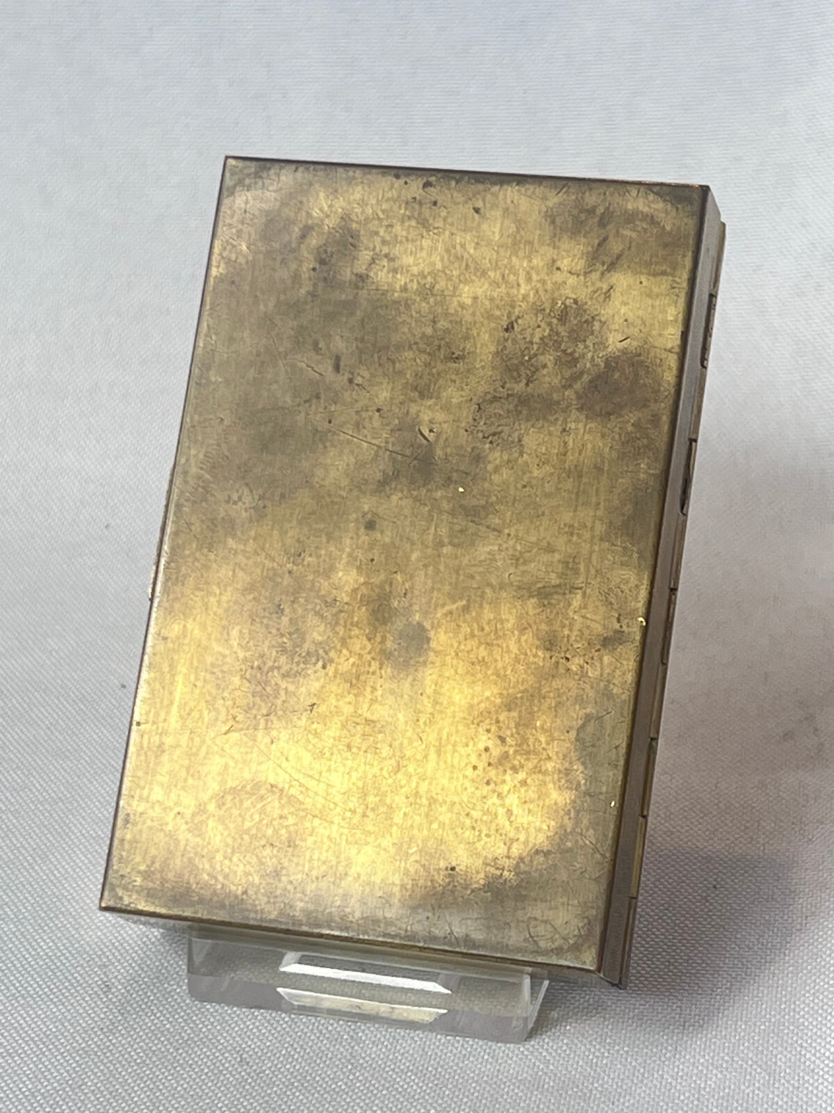 Clover Musical Compact Dancers Vtg Wind Up Music Box Mirrored Vanity ...