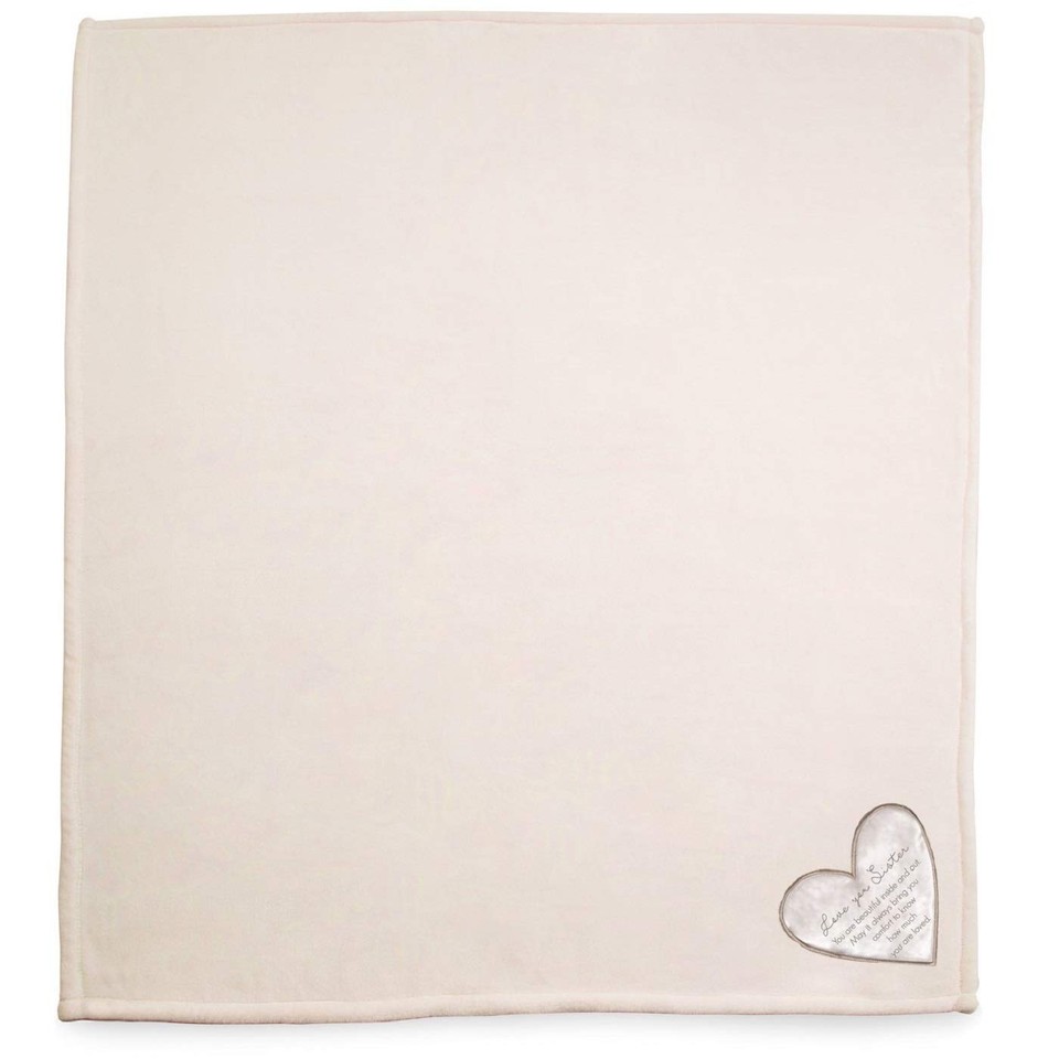 19504 Comfort Blanket - Love You Sister Thick Warm 320 GSM Royal Plush ...