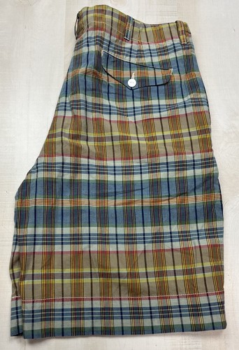 Polo Ralph Lauren India Indian Madras Plaid Shorts Size 34 NWT NOS | eBay