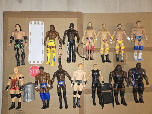 Mattel WWE Basic Series Action Figures Lot Kofi Truth Henry Ambrose ...