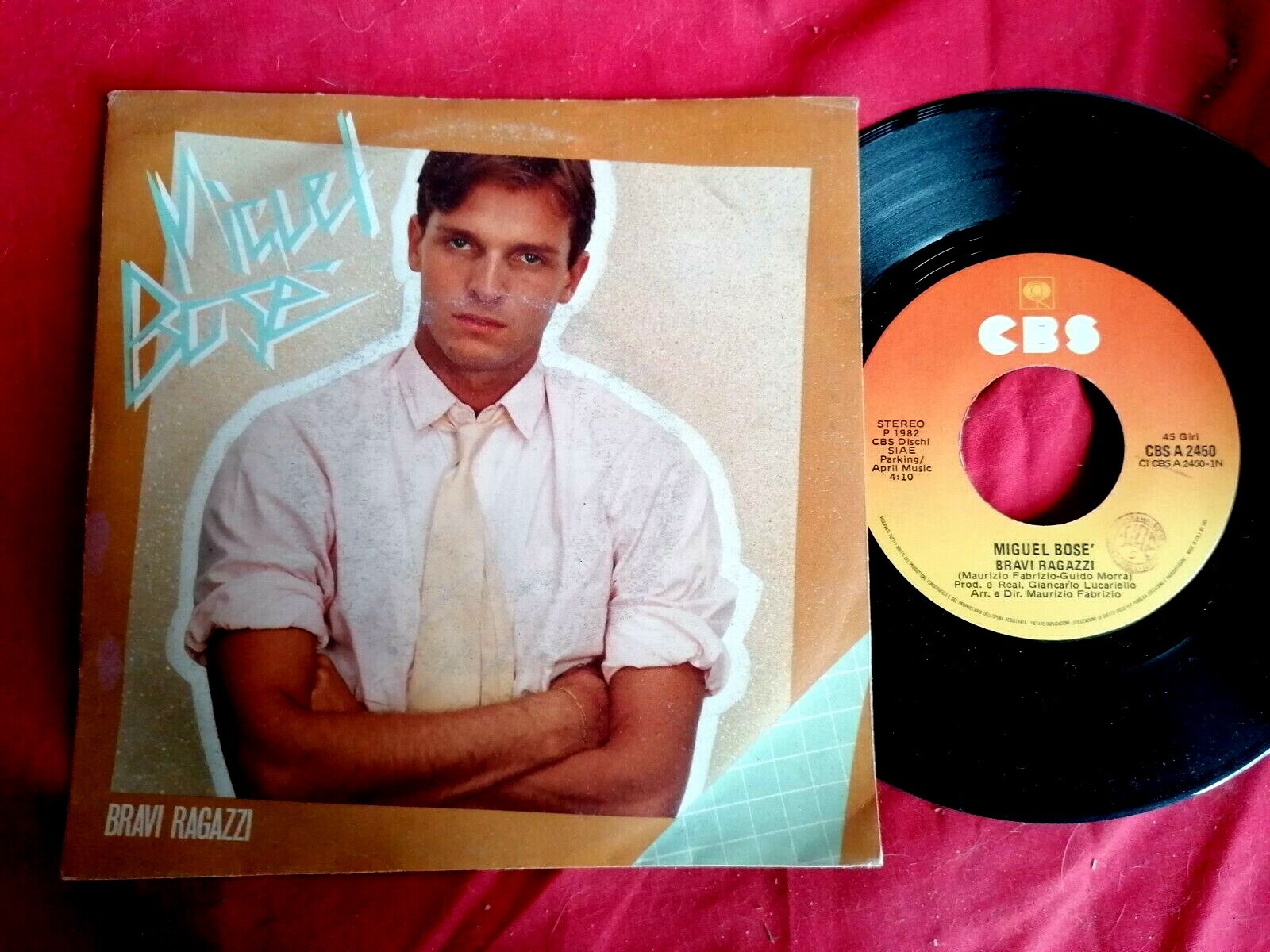 MIGUEL BOSE' Bravi ragazzi 45rpm 7' 1982 ITALY MINT- | eBay