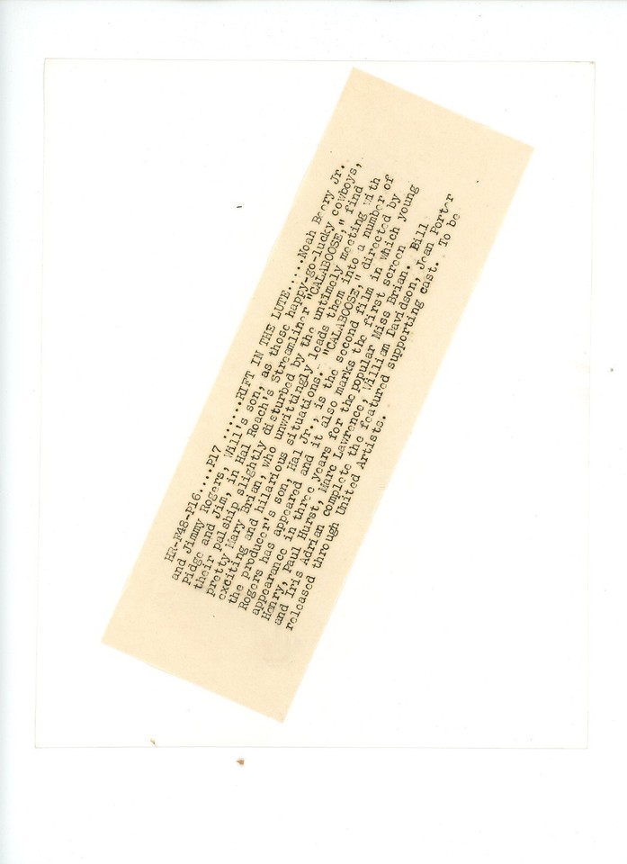 Vintage 8x10 Photo Calaboose (1943 film) Jimmy Rogers, Mary Brian Noah ...