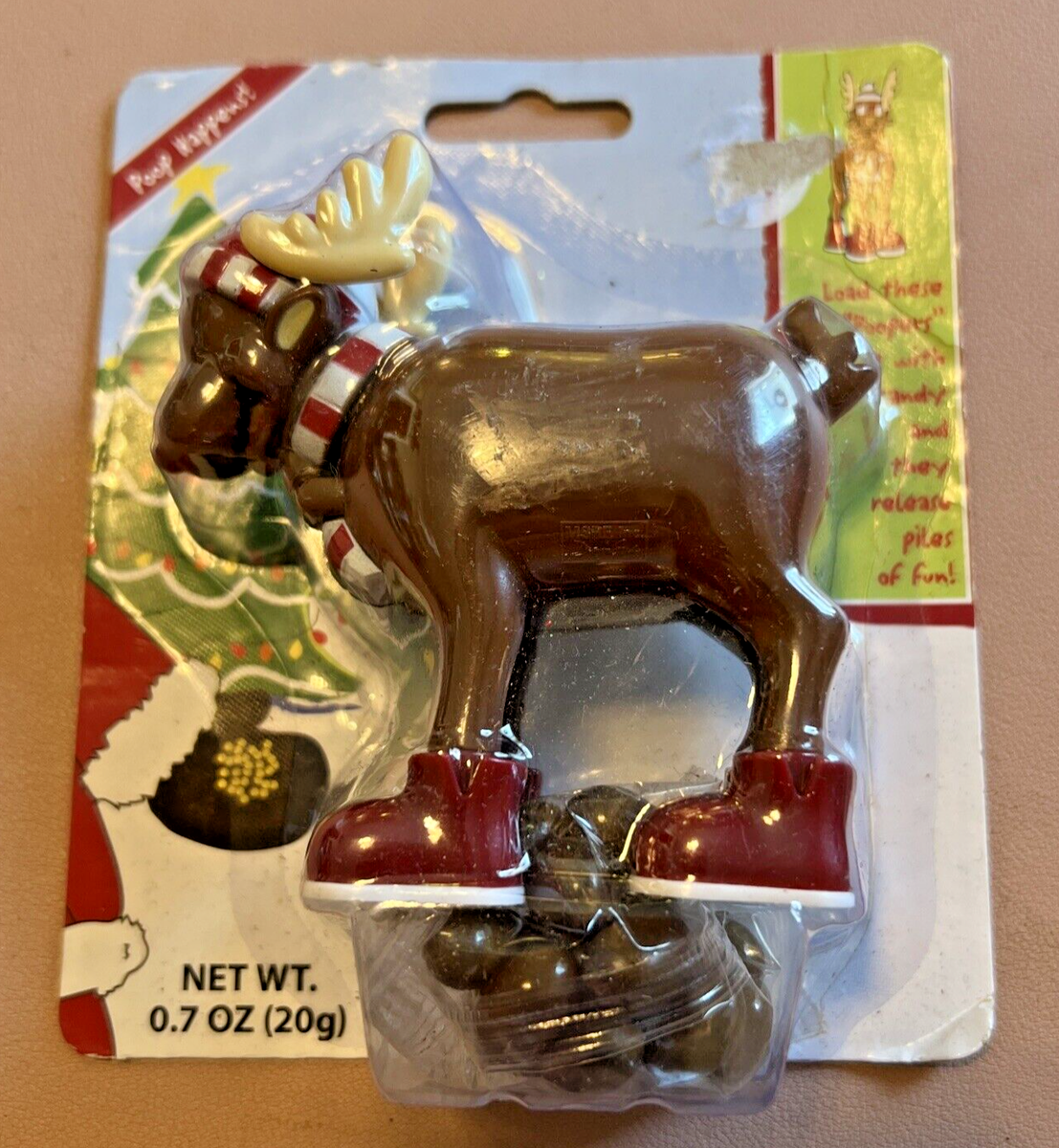 Reindeer Candy Dispenser 2023 Reindeer PEZ Dispenser And 6x 5g Silver