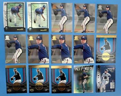 35 ROY HALLADAY BASEBALL CARD LOT. RC. NM COND. SEE PICS. BLUEJAYS (KS1 ...