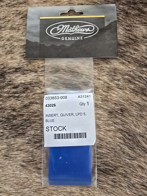 New Mathews Custom Quiver Color Insert - BLue - 5 Arrow Low Pro | eBay