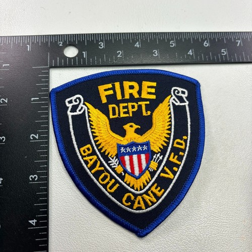 BAYOU CANE VOLUNTEER FIRE DEPARTMENT Patch (Firefighter) 441L | eBay