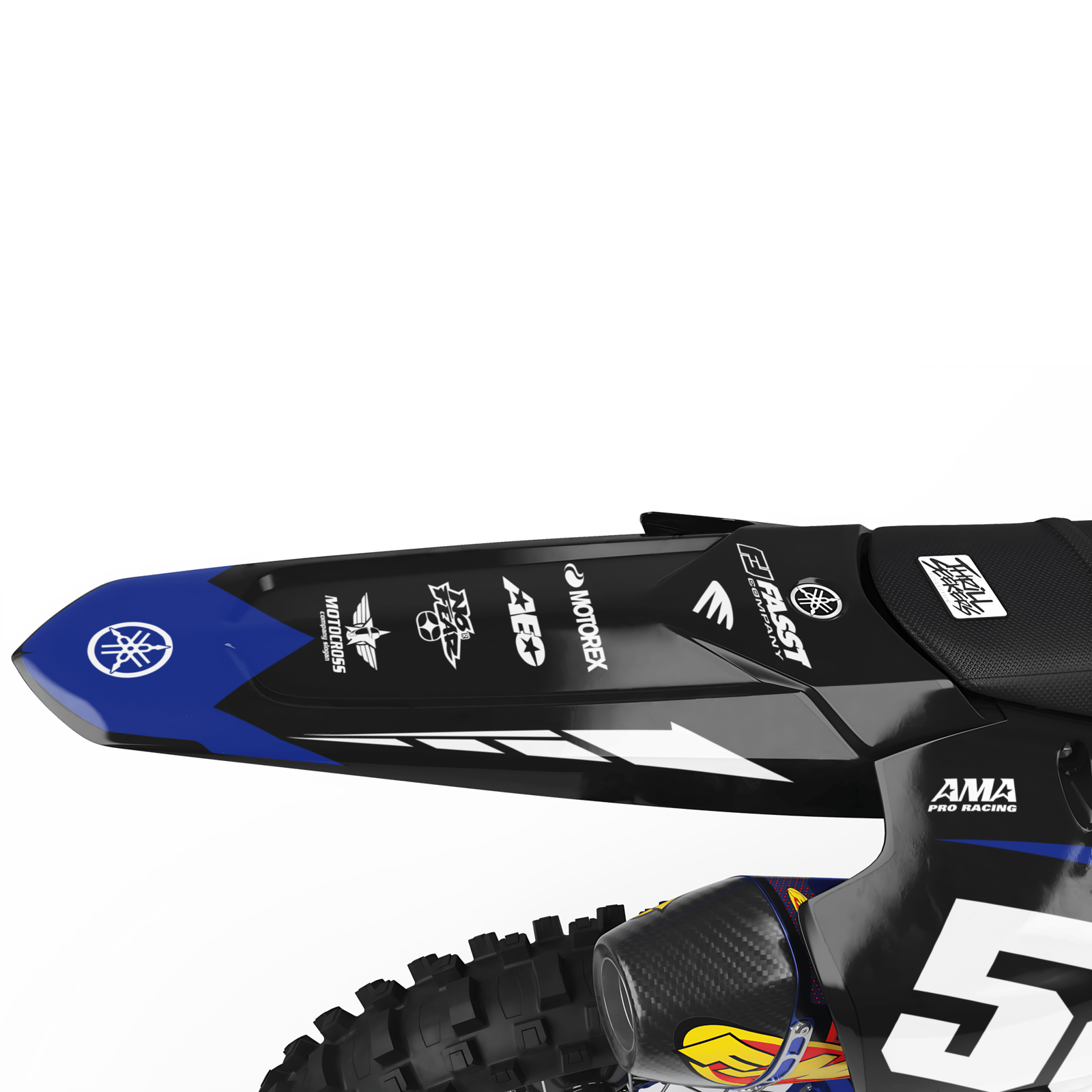 Wicked Mx Graphics Kit To Fit Yamaha PW YZ YZF WR WRF TTR 50 65 85 110 ...