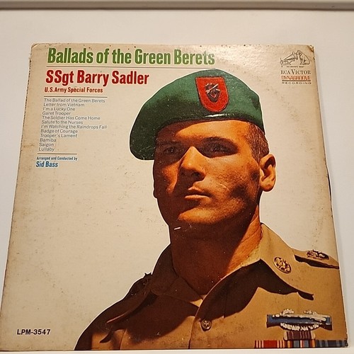 Ssgt Barry Sadler Ballads Of The Green Berets Vinyl Lp Record Lpm-3547 ...