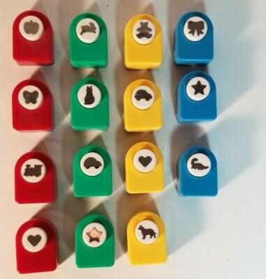 Paper Craft Punch Out Lot of 18 Animals and figures | eBay