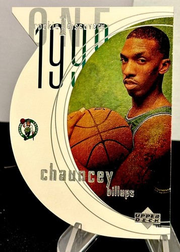 CHAUNCEY BILLUPS 1997-98 UD NM/MT ROOKIE DISCOVERY INSERT DIE CUT CARD ...