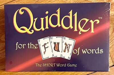 Quiddler The Short Word Card Game For The Fun of Words NEW FACTORY ...