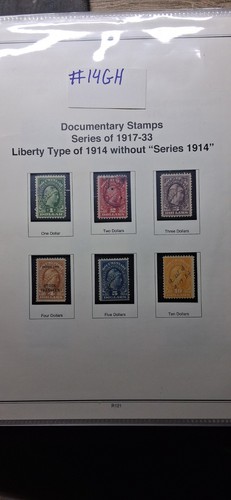 Documentary Stamps Series Of 1917-33 Liberty Type Of 1914 Without ...