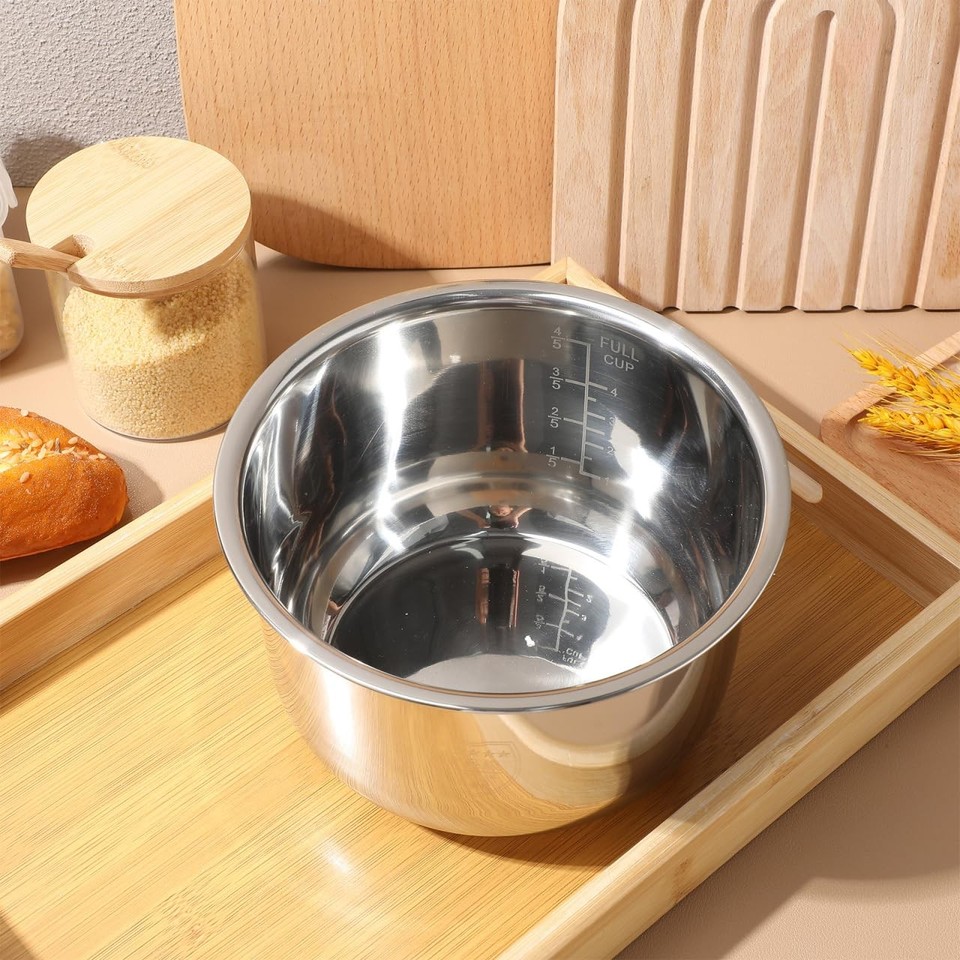 Inner Cooking Pot Universal Inner Pot Stainless Steel Inner Pot Rice ...