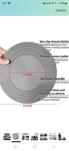 Heat Diffuser For Gas Stovetop Pot Cookware Protection Stove Diffuser ...