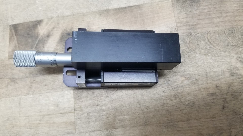 Parker Positioning Systems Daedal Linear Slide with Starrett Micrometer ...