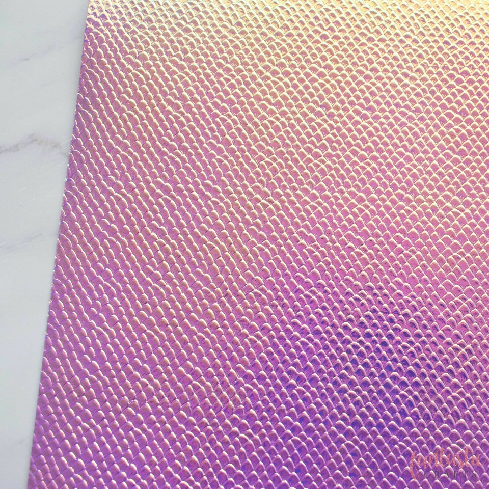 Iridescent Textured Colour Changing Metallic Leatherette Fabric ...