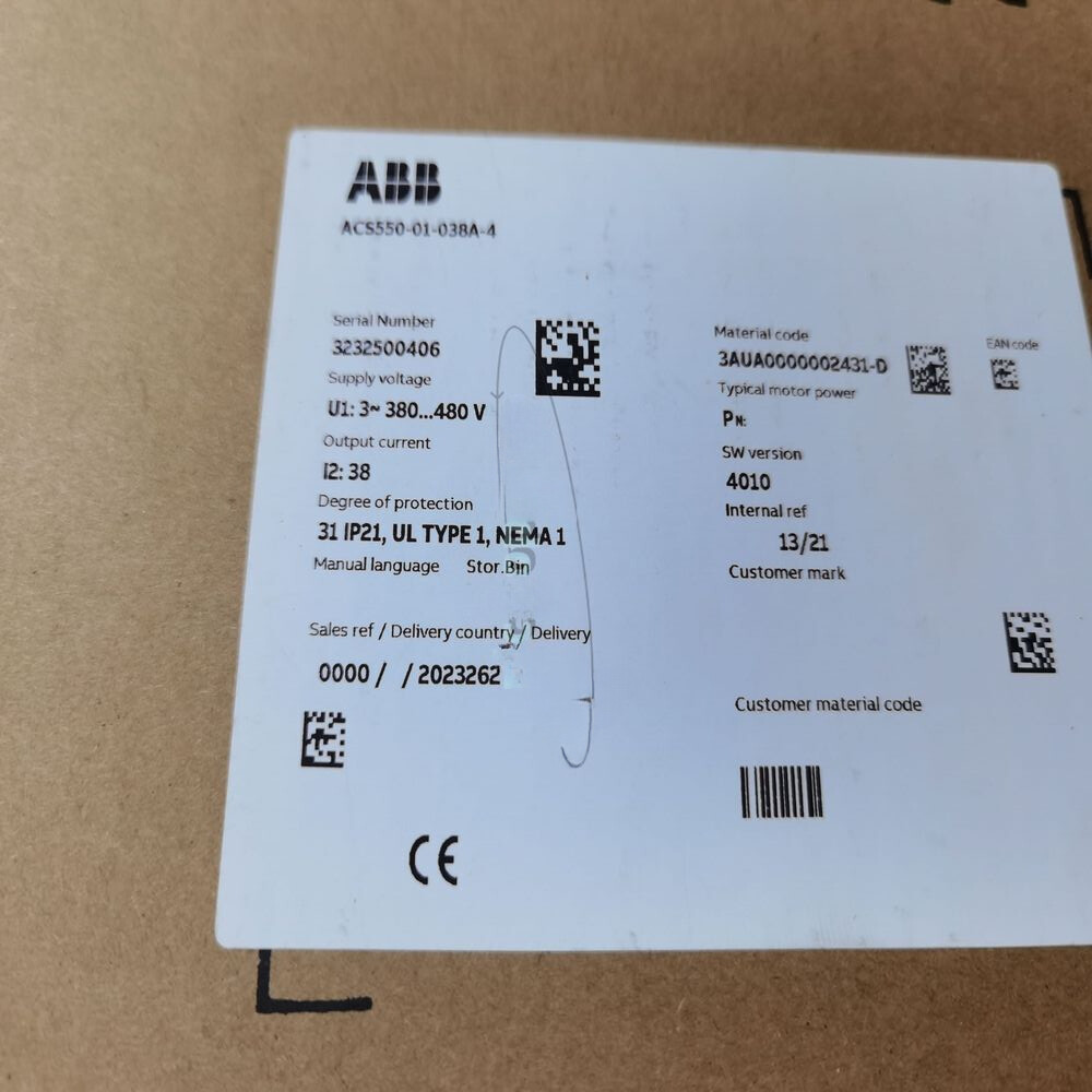 1PC New ABB ACS550-01-038A-4 ACS550-01-038A-4 Fast Delivery | eBay