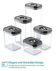 ROYAL Air-Tight Food Storage Container 10-Piece Set - Durable Plastic ...