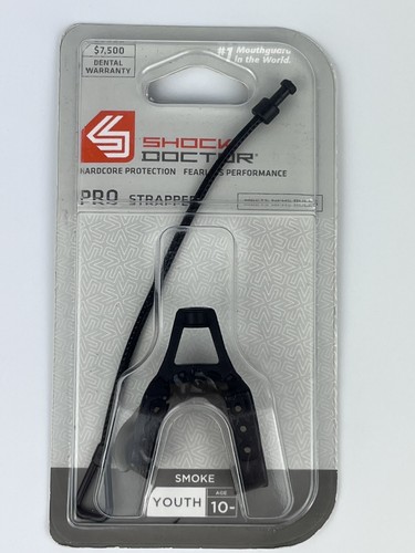 Shock Doctor Pro Strapped Pro Fit Smoke Youth 10- Mouthguard NEW | eBay
