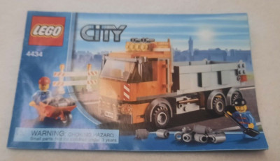 Lego City 4434 Tipper Dump Truck Instructions Only No Bricks | eBay