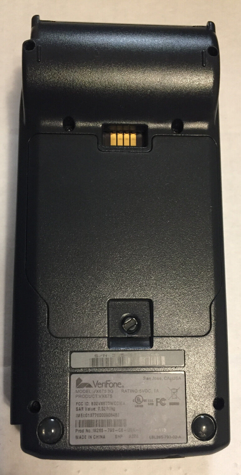 *UNLOCKED* VeriFone VX675 3G with Power Supply M265-793-C8-USA-3 | eBay