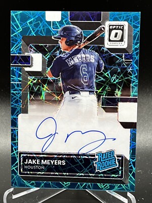 2022 Donruss Optic Jake Meyers Teal Prizm Autograph Rookie SSP /49 | eBay