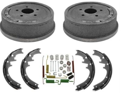 Brake Drums Shoes Sprs For Ford Ranger 95-97 with Rear 10" Drums 4 ...