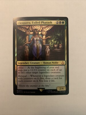 Cleopatra, Exiled Pharaoh ~ FOIL ~ MTG Assassin's Creed ACR ~ NM/Pack ...