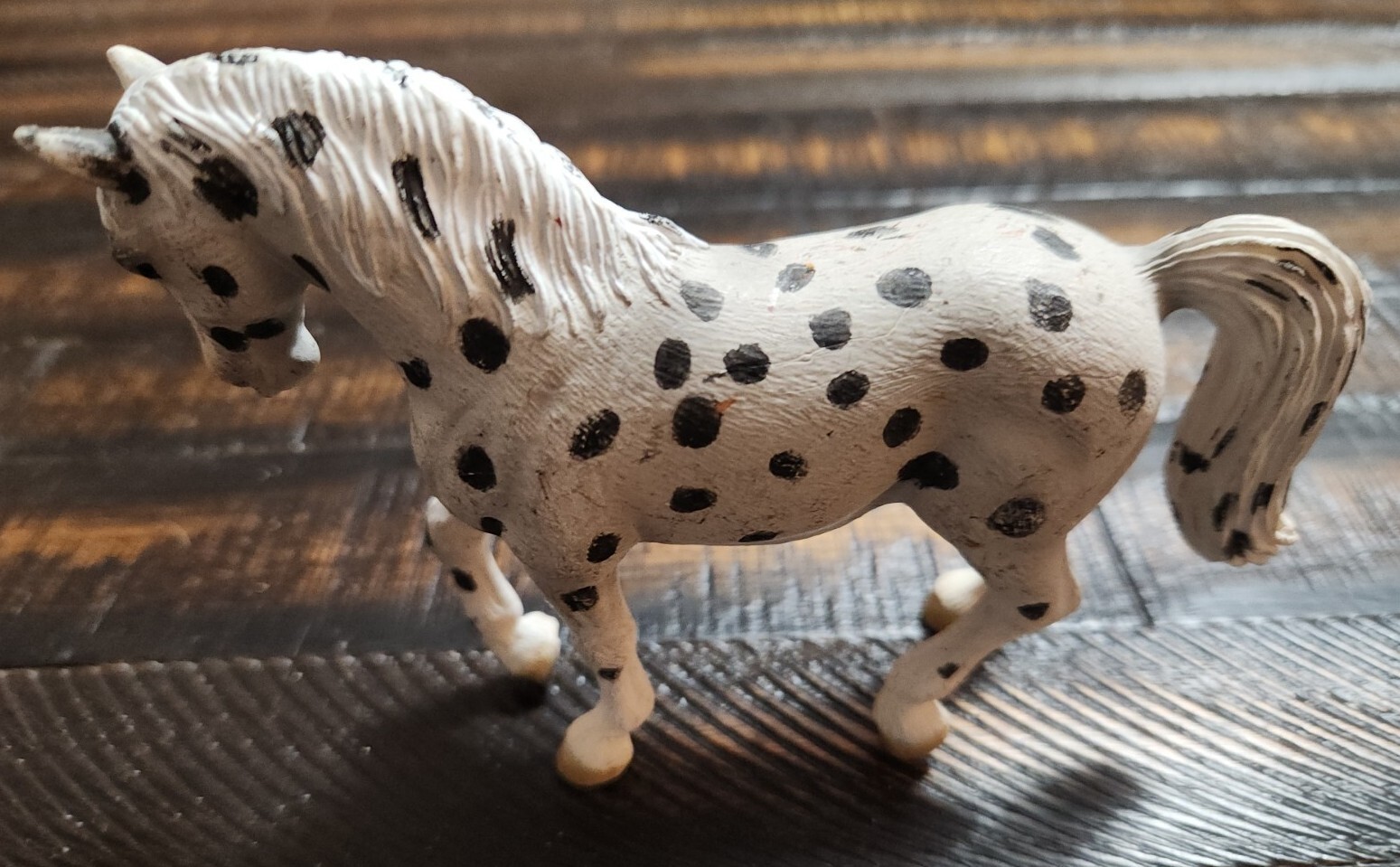 Schleich Knabstrupper White And Black Spotted Appaloosa Mare Horse 2004 ...