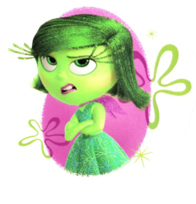 4 Inch Disgust Decal Inside Out Movie Disney Pixar Removable Peel Self ...
