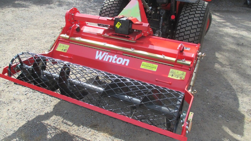 Winton 1.45 Stone burier For Compact Tractors Old stock stored outside ...