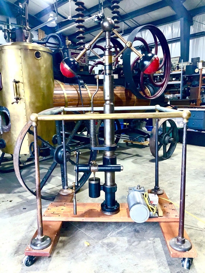 COLOSSAL ALLIS STEAM ENGINE GOVERNOR BOSTON CORLISS TRIANGLE ROTARY ...