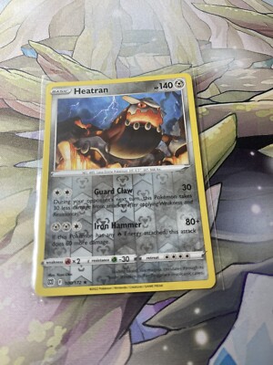 Heatran-100/172- Reverse Holo-Brilliant Stars -Pokemon Card | eBay