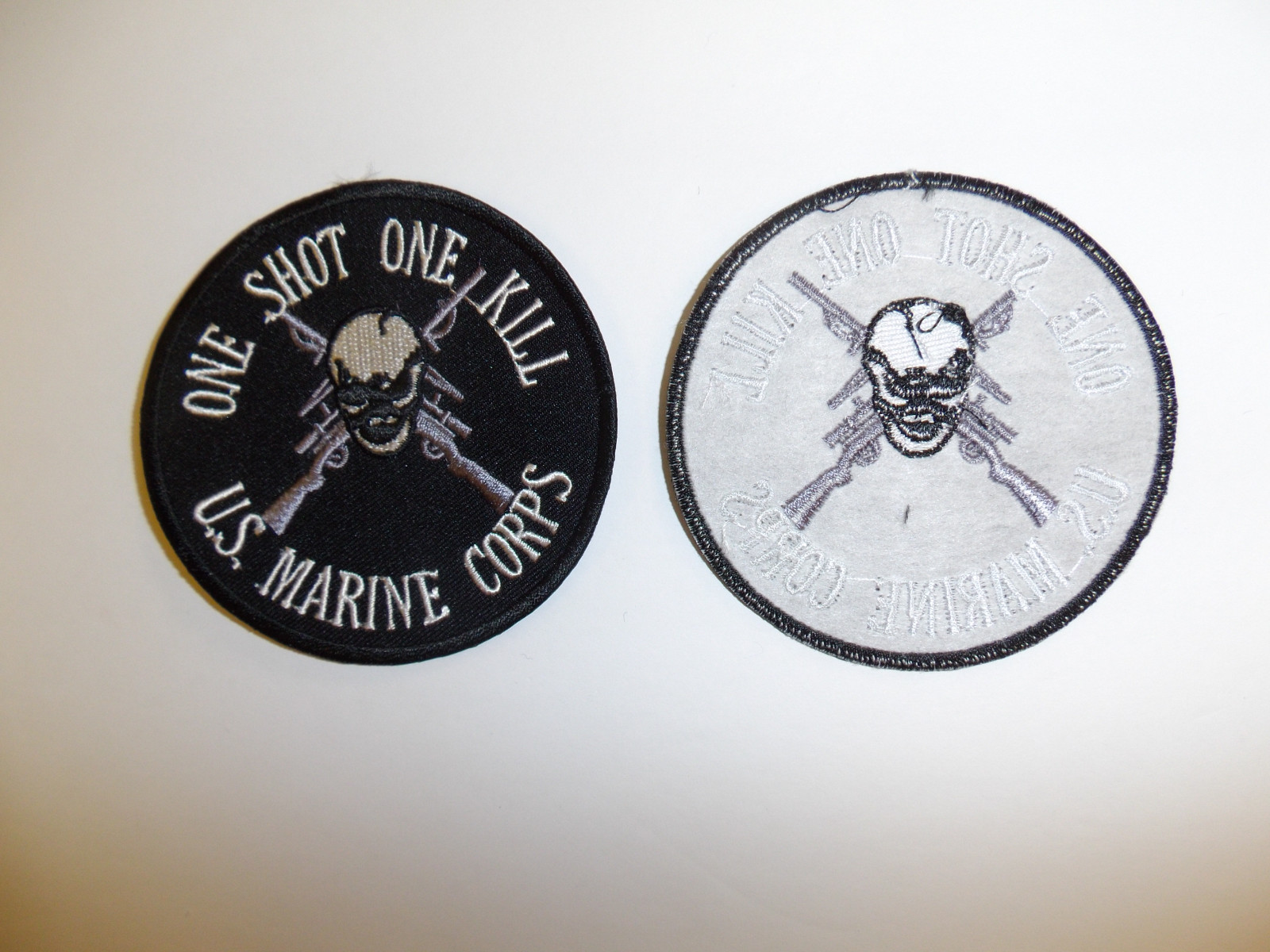 b5941 War on Terror Sniper One Shot One Kill US Marine Corps patch ...