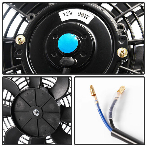14" Inch 12V Pull Push Radiator Fan+Electric Thermo Kits Universal 8 ...