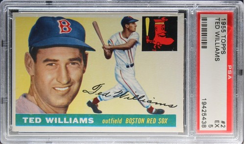 1955 Topps 2 Ted Williams, Boston Red Sox, PSA 5 | eBay