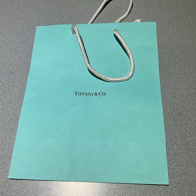 Tiffany & Co. Packaging Empty Signature Blue Gift paper Bag 9.75x8x4 ...