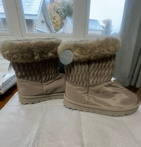 New Danskin Women's Fritter Slip On Boots - Taupe Size 7.5 | eBay