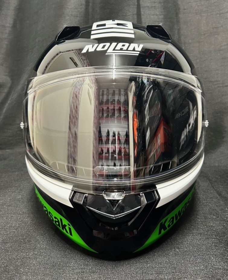 2026 Nolan Green N60-6 SPORT with KAWASAKI STICKERS Motorcycle Sporty ...