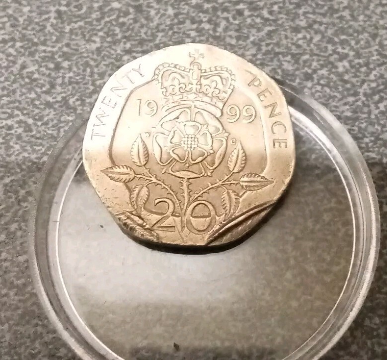20p 1999 Error Coin VERY RARE. | eBay UK