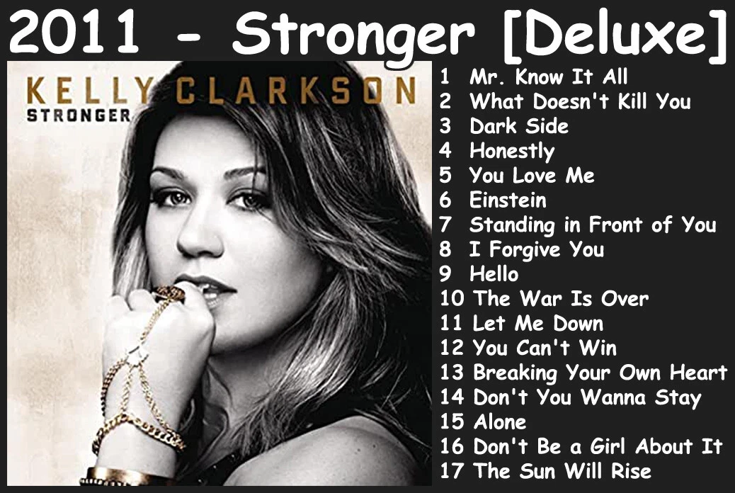 Kelly Clarkson Stronger Album Cover