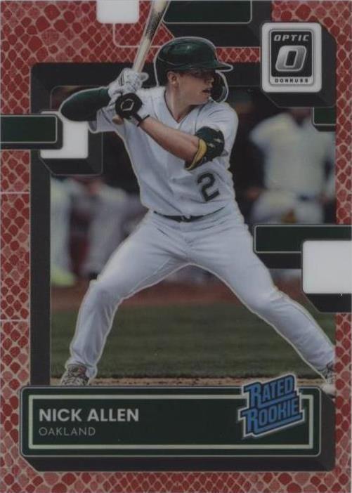 2022 Panini Donruss Optic - Rated Rookie Nick Allen #172 Red Dragon ...