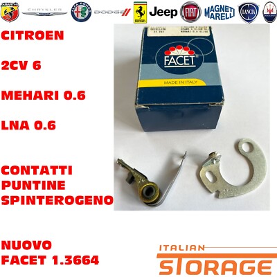 CITROEN 2CV MEHARI LNA Contacts Points Allumage Neuf FACET 13664 ...