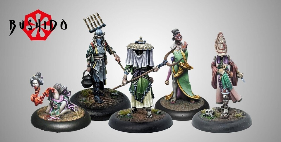 Bushido BNIB Cult of Yurei Tabletop wargame Starter Set | eBay