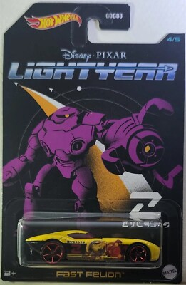 2022 Hot Wheels Disney Pixar Lightyear Fast Felion 4/5 Buzz Lightyear ...